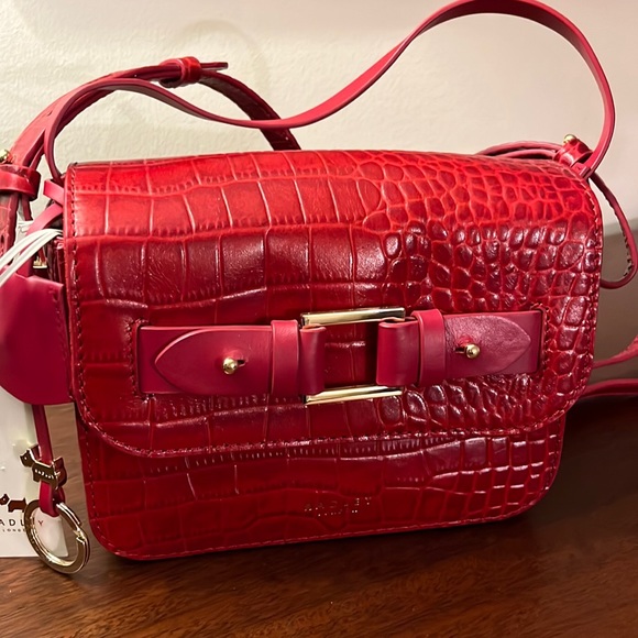 RADLEY LONDON | Bags | Radley London Leather Crossbody In Red | Poshmark